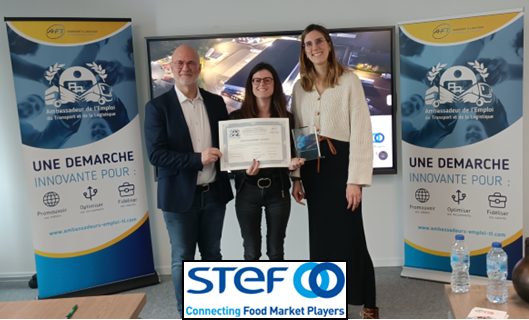 Remise de Trophée Ambassadeurs : STEF TRANSPORT ANGERS (49) | AFT